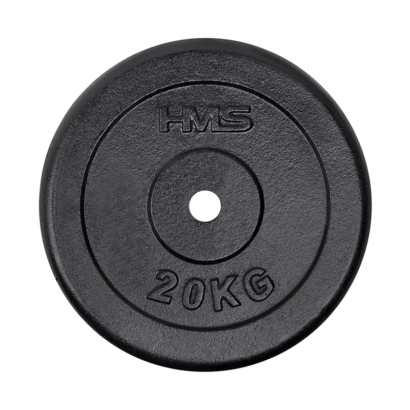 TCZ20 Black Cast Iron Plate 1.25 - 20 KG HMS 20 kg | GYM AND FITNESS ...