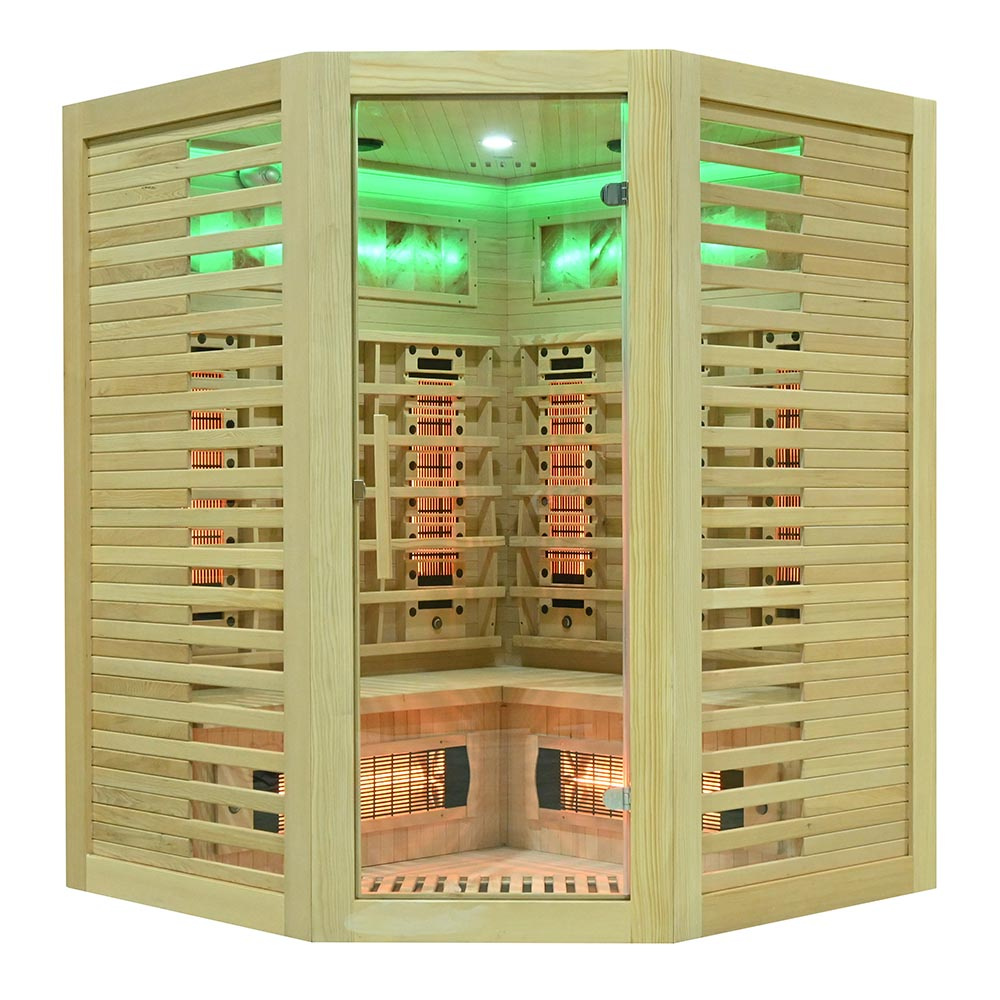 MO-RL3CST Infrared sauna with salt stone + tourmalines | Modern Design ...