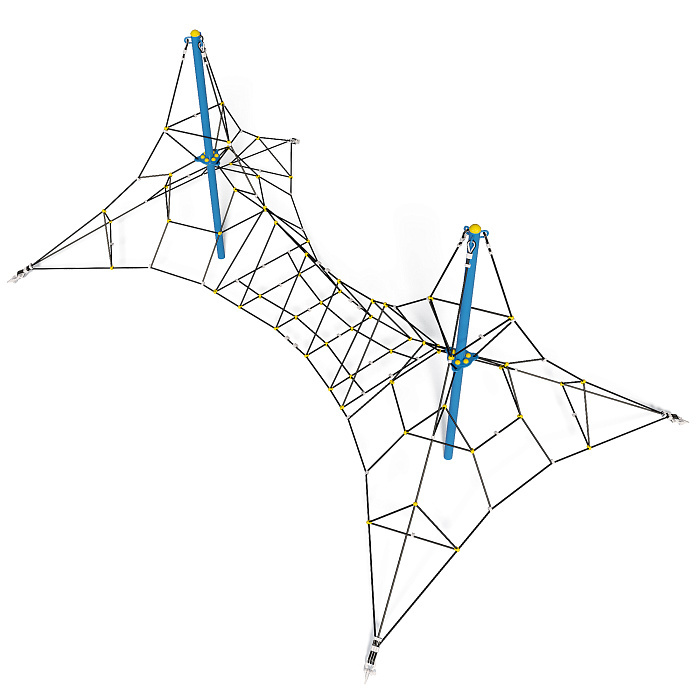 Rope Pyramid 6 Lines SE770.6 - Structure designed for children ...