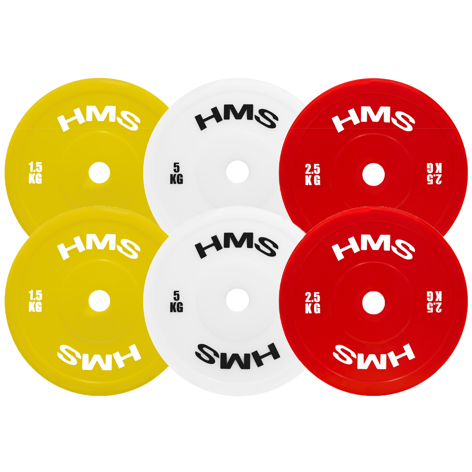 Technical Olympic Plates PE 2 x 1.5 - 5 KG HMS 2 x 5 kg | GYM AND ...