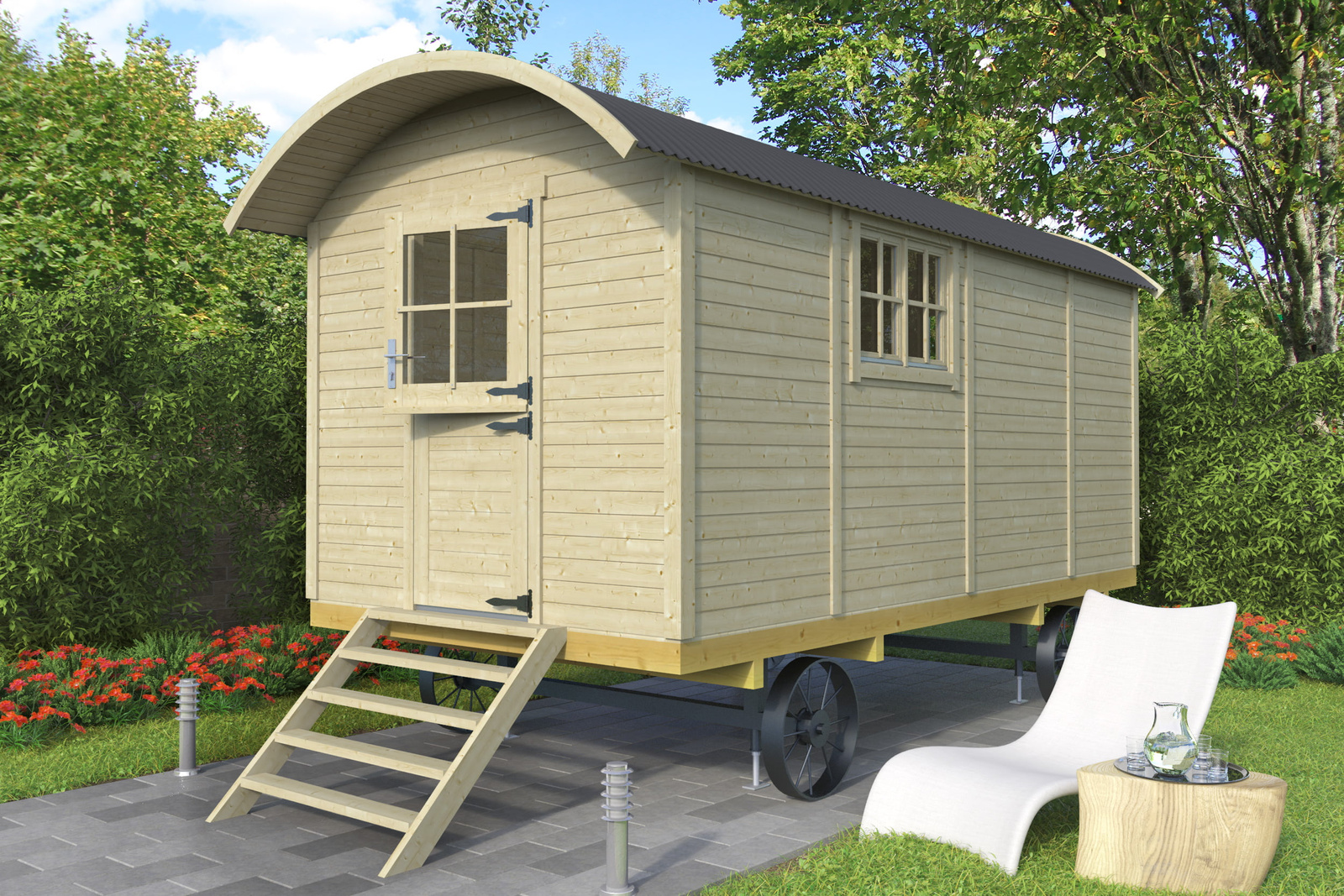 Stovyklavietė/mobilus namas/SHEPHERD HUT TRADICINIS